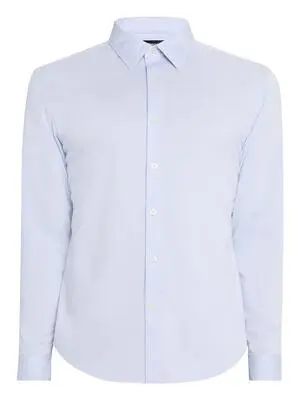 Theory Sylvain Shirt In Structure Knit - Olympic