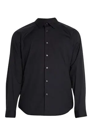 Theory Sylvain Tailored-fit Sport Shirt - Black