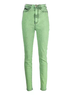 Philipp Plein High-waisted Jeggings - Green