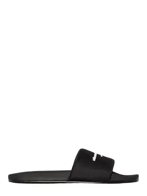 Alexander Wang Logo Slides - Black