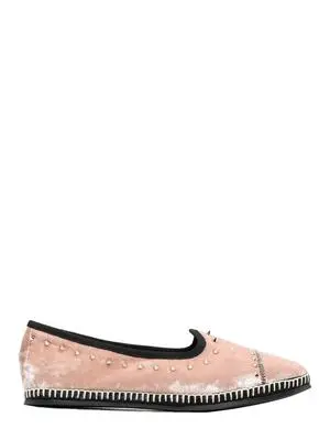 GIUSEPPE ZANOTTI Otium Velvet Loafers - Pink