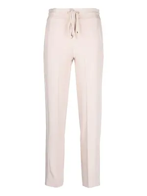 Blumarine Drawstring Slim-fit Trousers - Neutrals