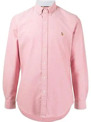 Polo Ralph Lauren Embroidered-design Long-sleeve Shirt - Red