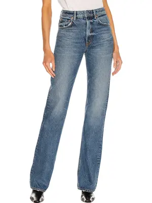 GRLFRND Melanie High-rise Boot Cut Jeans - Los Feliz