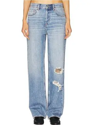 GRLFRND Bella Low Rise Boyfriend Jeans - West Village