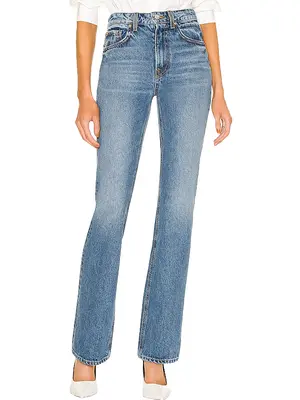 GRLFRND GRLFRND Melanie High Rise Boot Cut Jeans Lincoln Square