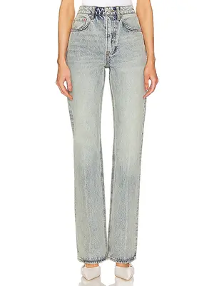 GRLFRND Melanie High-rise Boot-cut Jeans - Tupelo Tint