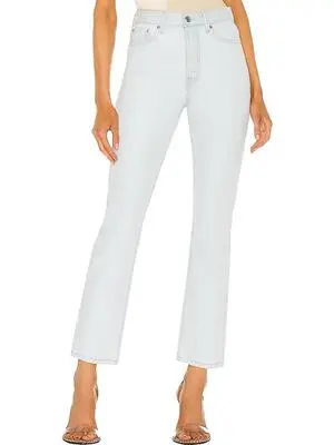 GRLFRND Karolina High-rise Straight Crop Jeans - Indio