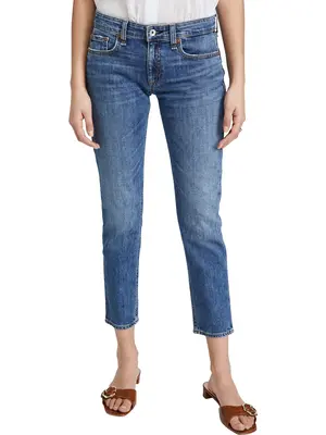 Rag & Bone Dre Low Rise Slim Boyfriend Jeans - Julienne