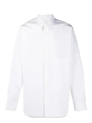 Valentino Garavani Chest-pocket Cotton Shirt - White