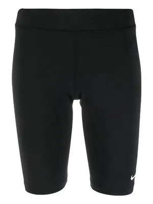 Nike Swoosh-logo Bike Shorts - Black