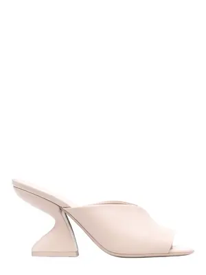 FERRAGAMO Open Toe High Heel Sandals - Neutrals