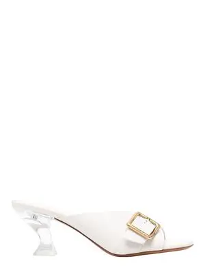 TOD'S Buckle-detail Open-toe Sandals - White