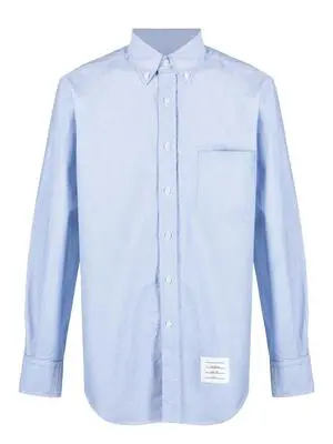 THOM BROWNE Chest-pocket Oxford Shirt