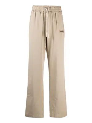 Palm Angels Side-stripe Trousers - Neutrals