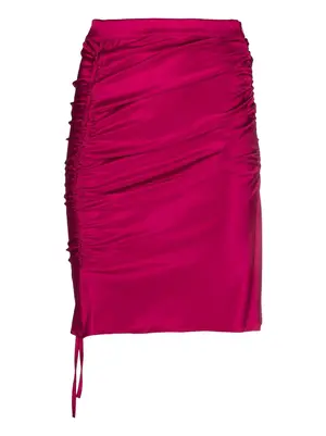 GCDS GCDS Drawstring Fastening Gathered Skirt