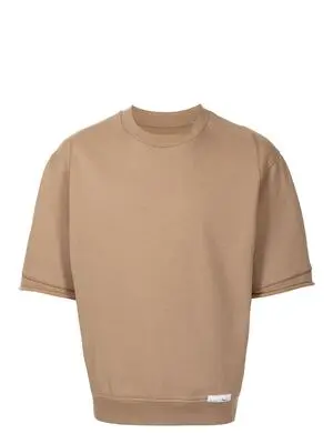 3.1 Phillip Lim Logo Patch Detail T-shirt - Neutrals