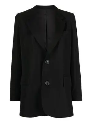 Ami Single-breasted Blazer - Black