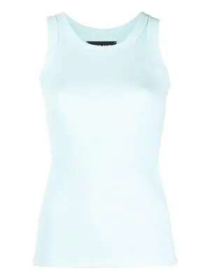 STYLAND Fitted Tank Top - Blue