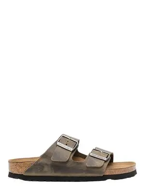 BIRKENSTOCK Arizona Leather Sandals - Green