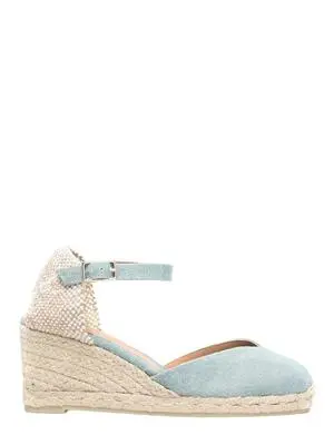 CastaÑer 70mm Chiarita Wedge Espadrilles Blue