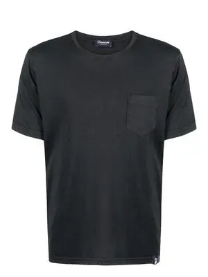 DRUMOHR Pocket-detail T-shirt - Black