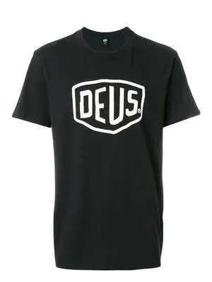 Deus Ex Machina Oversized Logo T-shirt - Black