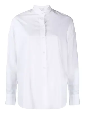 Vince Silk Blend Shirt - White