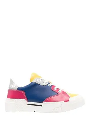 Moschino Colour-block Panel Sneakers - Yellow