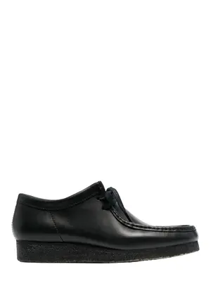 Clarks Wallabee Derby Shoes - Black
