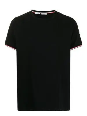 Moncler Crew Neck Jersey T-shirt - Blue