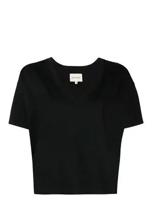 Loulou De Saison V-neck T-shirt - Black