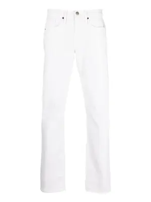 FRAME Straight-leg Jeans - White