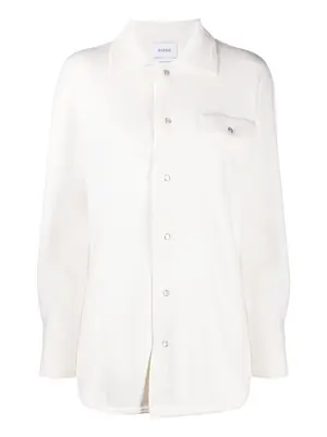 BARRIE Chest Flap-pocket Shirt - Neutrals