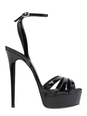 LE SILLA Lola Open-toe Sandals - Black