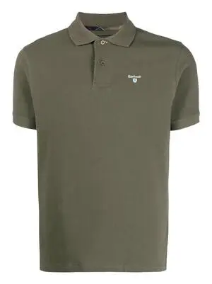 Barbour Logo-embroidered Polo Shirt - Green