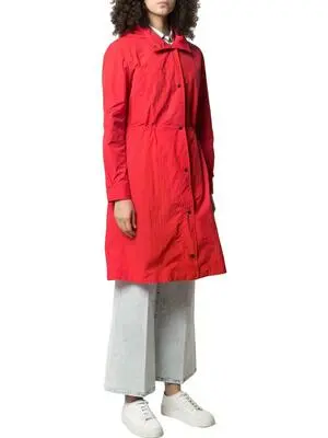 Woolrich Hooded Midi Parka - Red