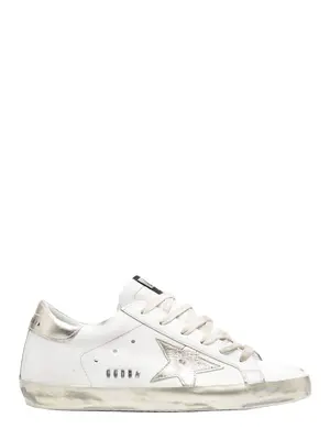 GOLDEN GOOSE Super-star Leather Sneakers - White