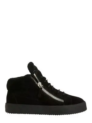 GIUSEPPE ZANOTTI Kriss Mid-top Sneakers - Black
