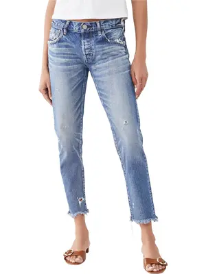 Moussy Vintage Keller Tapered E Jeans - Blu