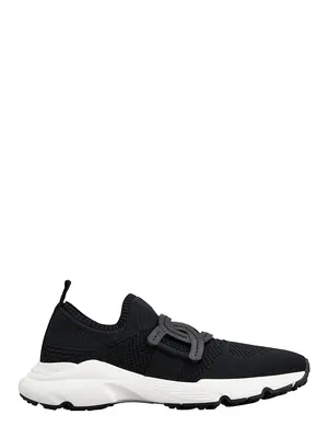 TOD'S Kate Knit Trainer Sneakers - Black