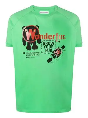 WALTER VAN BEIRENDONCK Wonderful Print T-shirt - Green