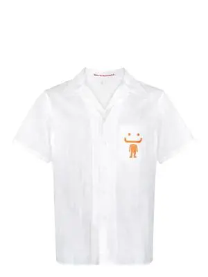 WALTER VAN BEIRENDONCK Relics From The Future Short-sleeved Shirt - White