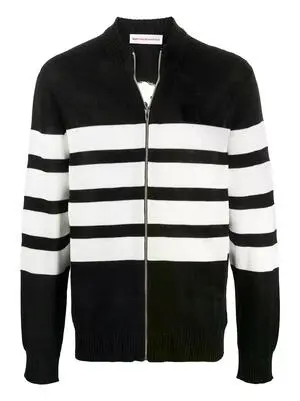 WALTER VAN BEIRENDONCK WALTER VAN BEIRENDONCK Horizontal Stripe Knit Cardigan