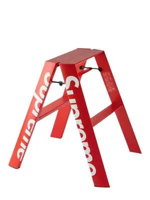 Supreme X Lucano Logo-print Step Ladder - Red