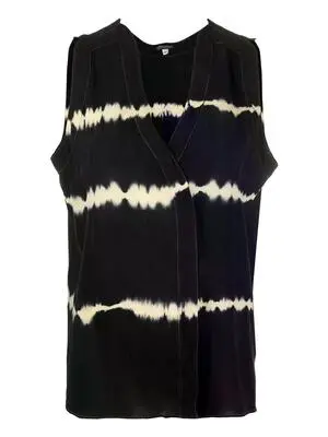 GIORGIO ARMANI GIORGIO ARMANI Tie-Dye Print Sleeveless Top
