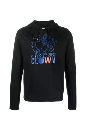 WALTER VAN BEIRENDONCK 2057 Clown Hoodie - Black