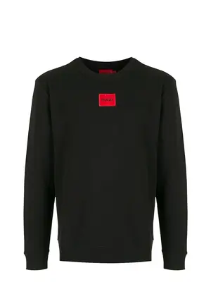 Hugo Logo-patch Sweatshirt - Black
