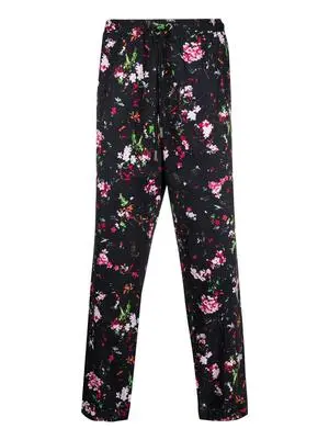 DIESEL Floral-print Trousers