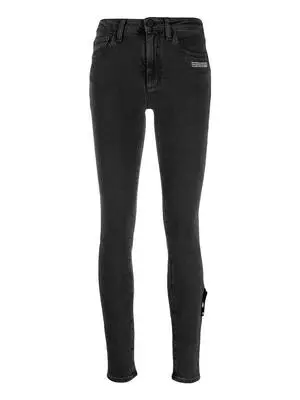 Off-White Skinny Fit Jeans - Grey